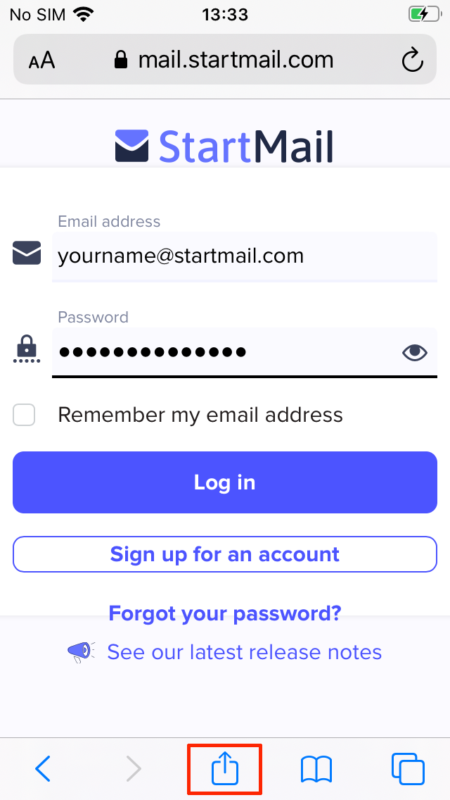 Add StartMail to your home screen – StartMail