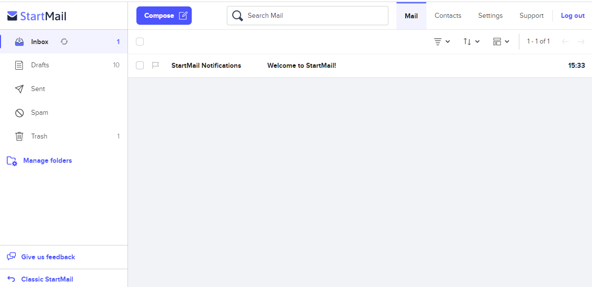 Create a Personal Account – StartMail