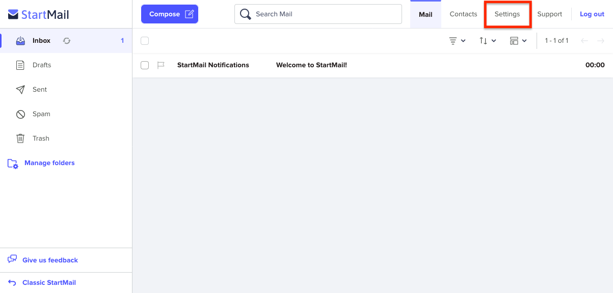 External links – StartMail