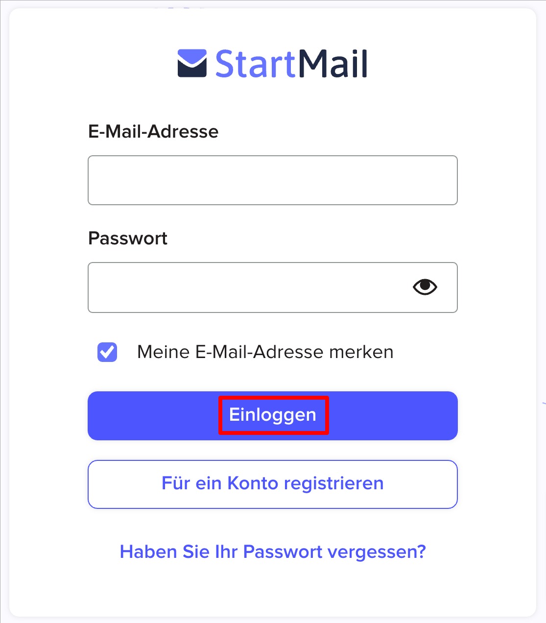 Zwei-Faktor-Authentifizierung (2FA) – StartMail